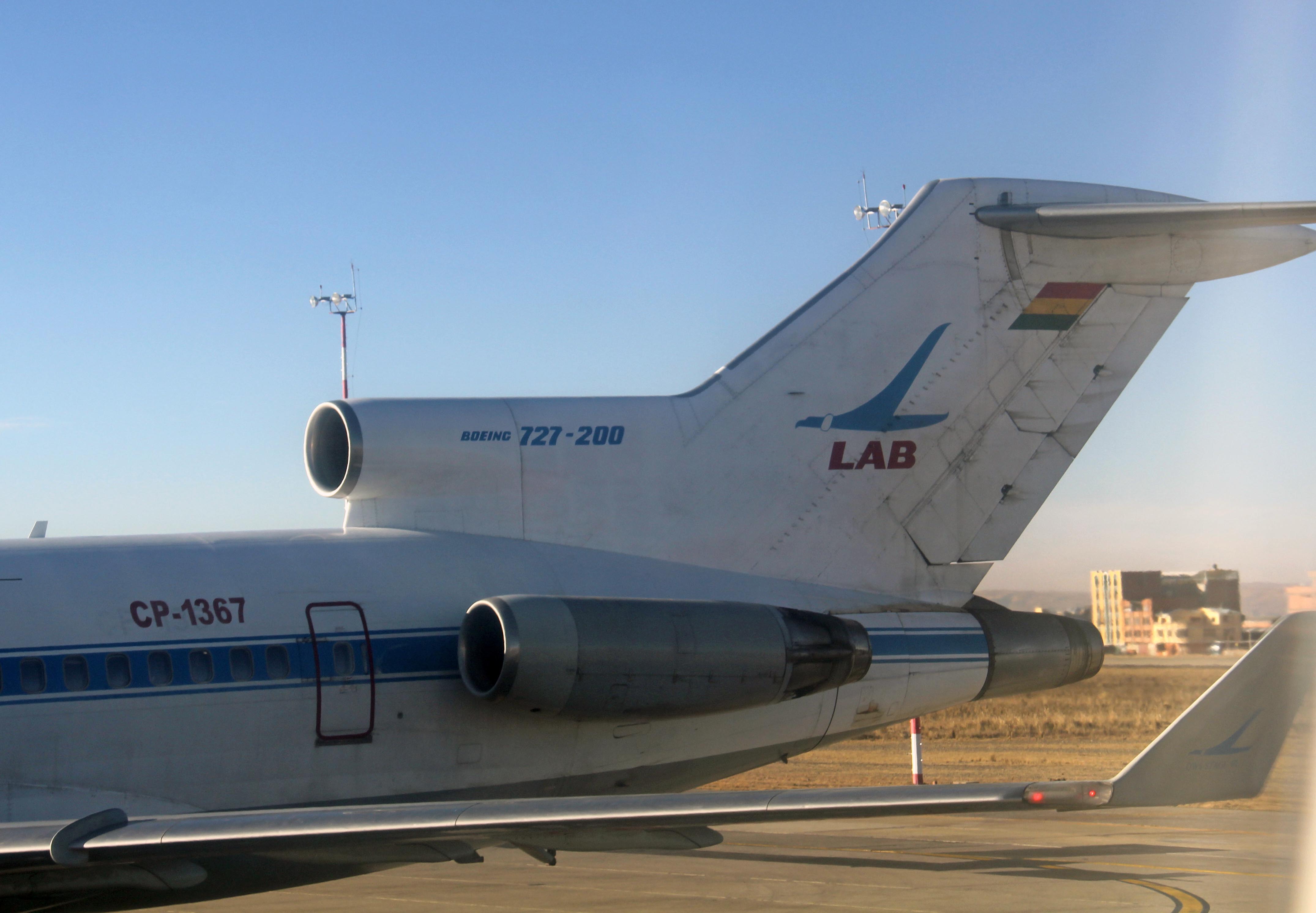 LAB航空/Lloyd Aéreo Boliviano(LB/LAB) 世界の旅客機図鑑
